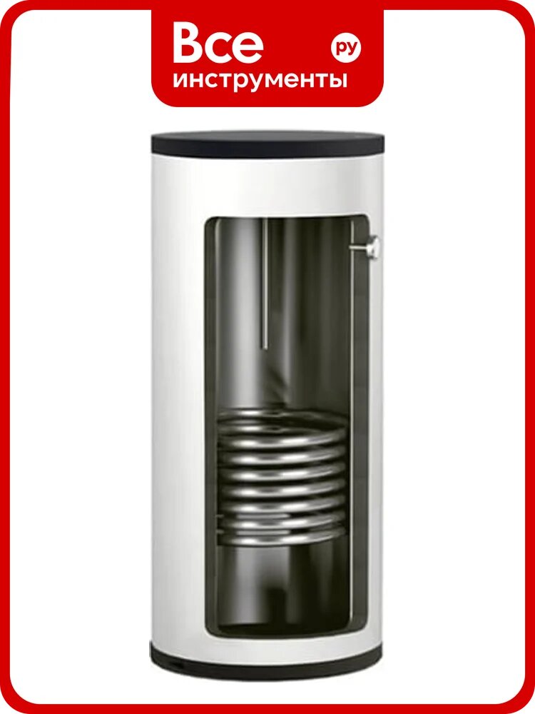 Настенный бойлер GEKON BW 150 л, с 1-м ТО, 30 кВт, подключение слева, INOX, GK1501WL
