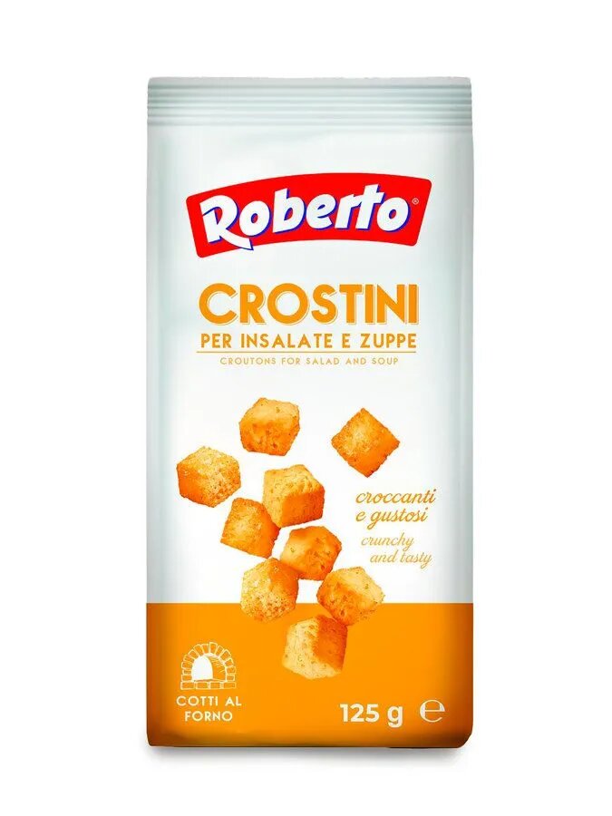 Сухарики Roberto для салатов и супов, 125 г