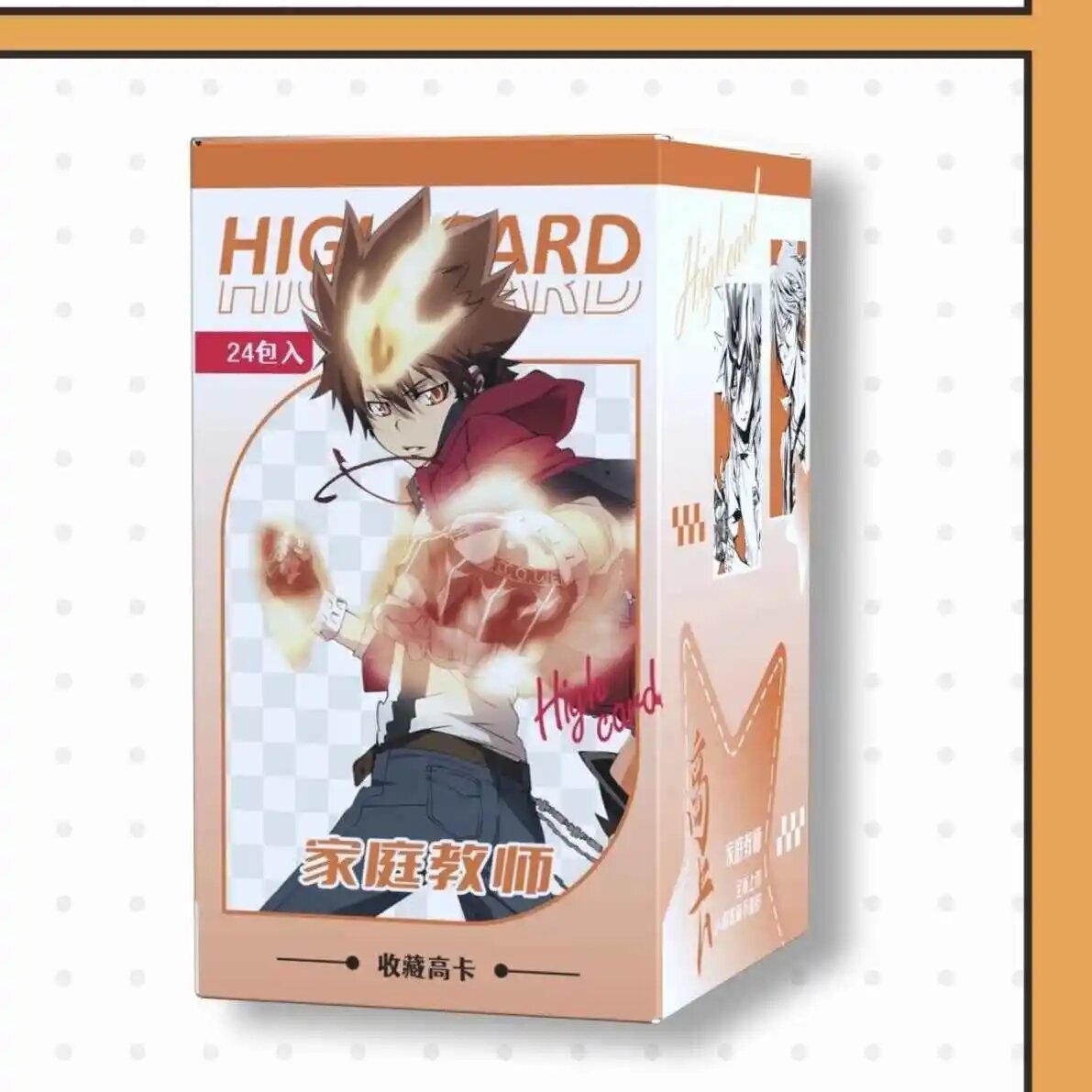 Коллекционная карточка HITMAN REBORN Савада Цунайоши и Хибари Кёя