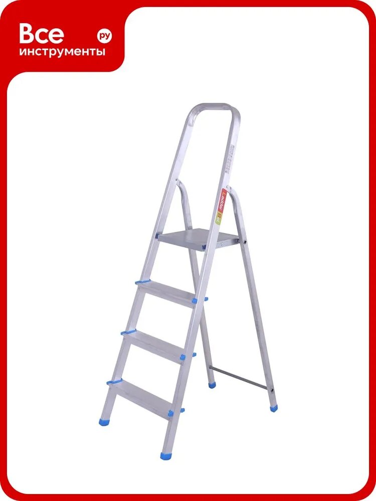 LadderBel Стремянка алюминиевая 4 ступени STR-AL-4