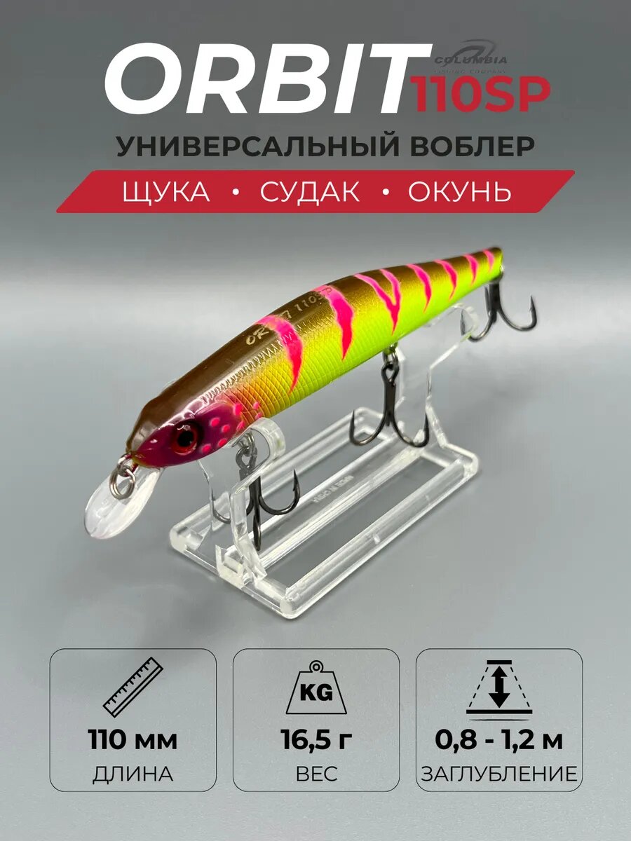 Воблер Orbit 110 SP 16,5г суспендер щука судак минноу