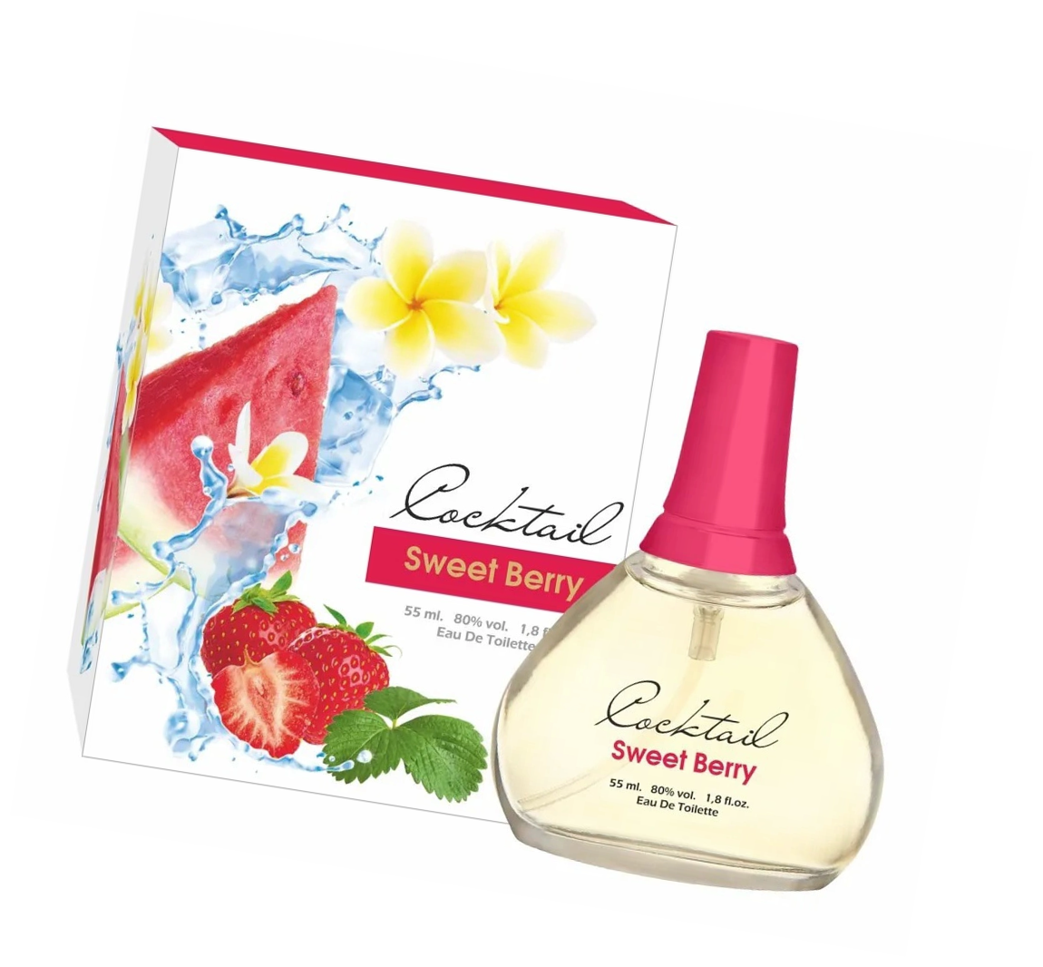 Женская туалетная вода Apple Parfums Cocktail Sweet Berry 55 мл / Коктэйл Свит Берри