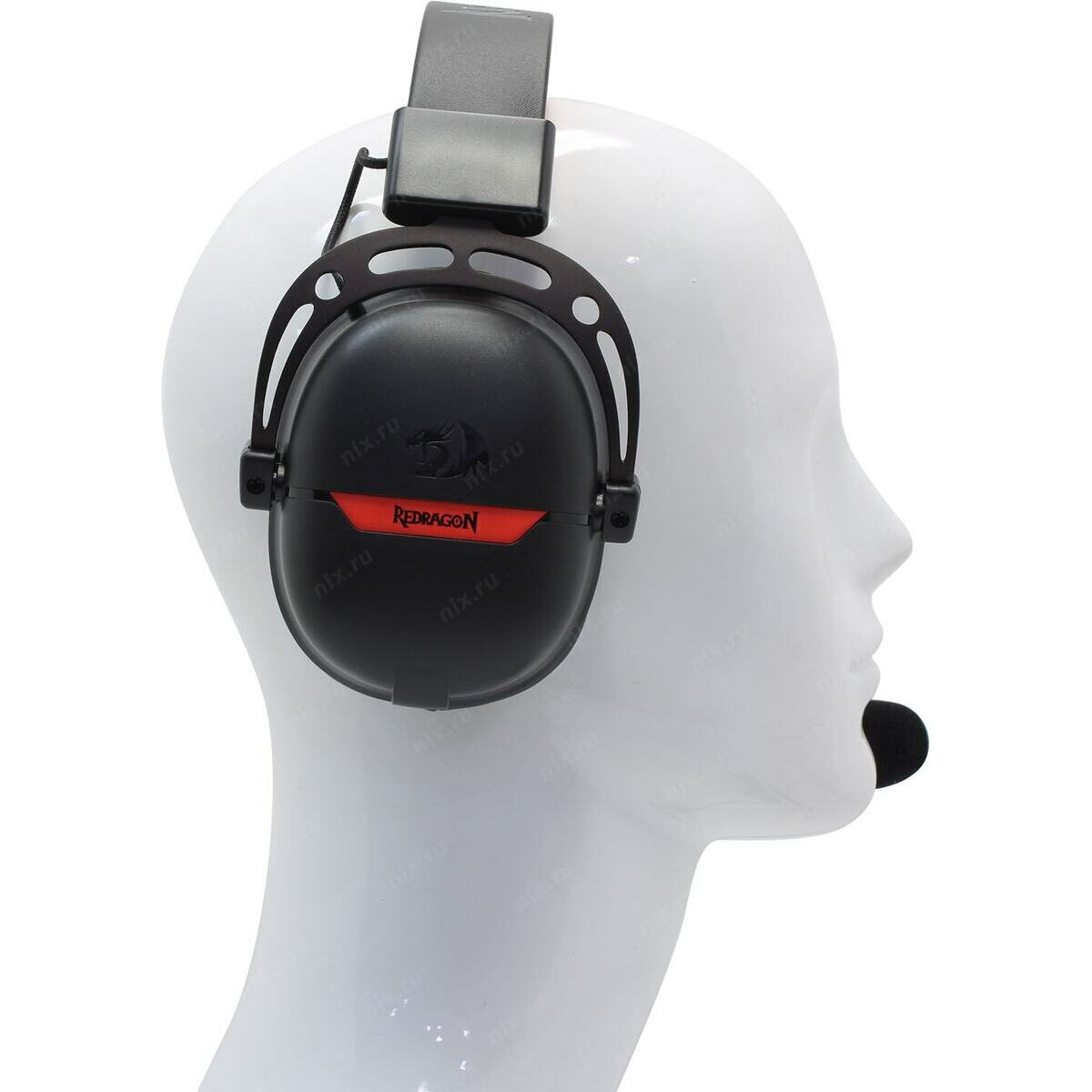 Наушники с микрофоном Redragon Aurora H376BR (7.1, шнур 2м, с регулятором громкости, USB) 72039 — фото 1