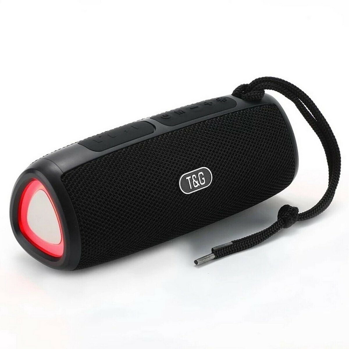 Беспроводная колонка TG-344 (10W/TF/USB/FM) LED Light (черный)