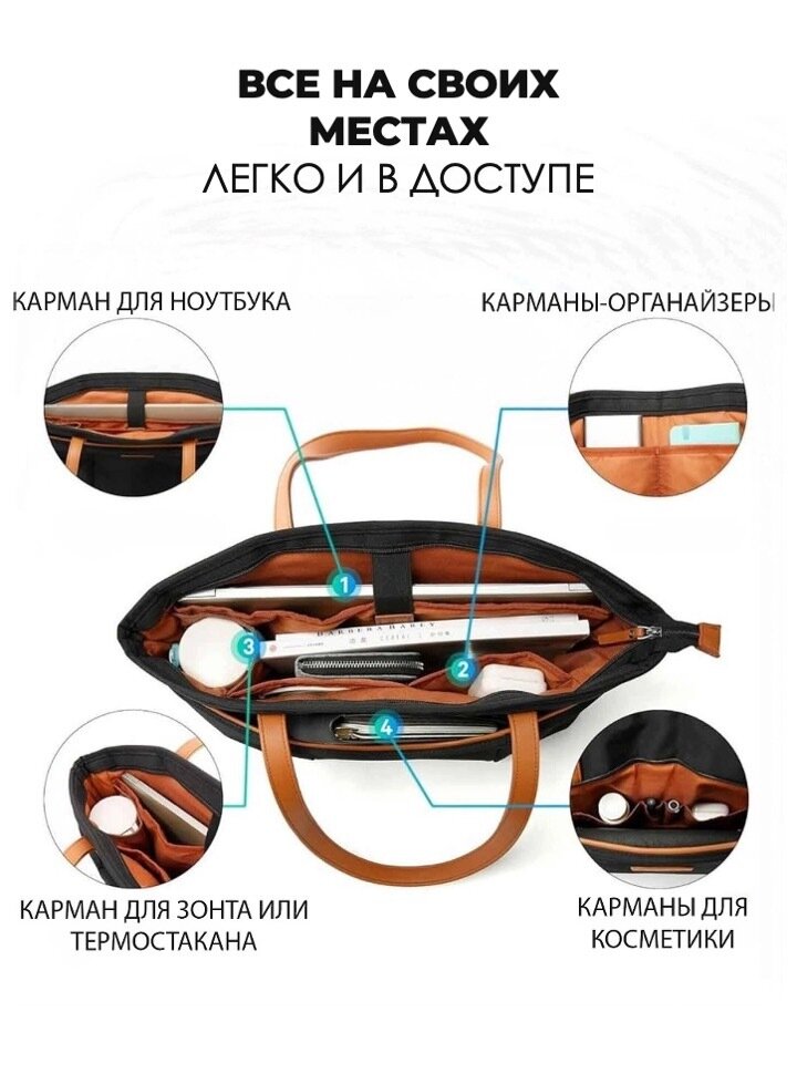 Сумка мессенджер Bange, navy — фото 1