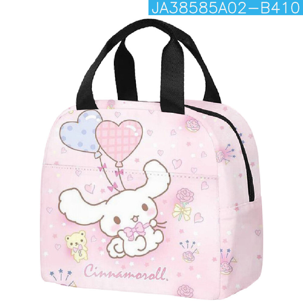Портативная сумка для еды, милый мультяшный Cinnamoroll, ушастая собака, собака с корицей, Sanrio, изолированная сумка для обеда, сумка для еды