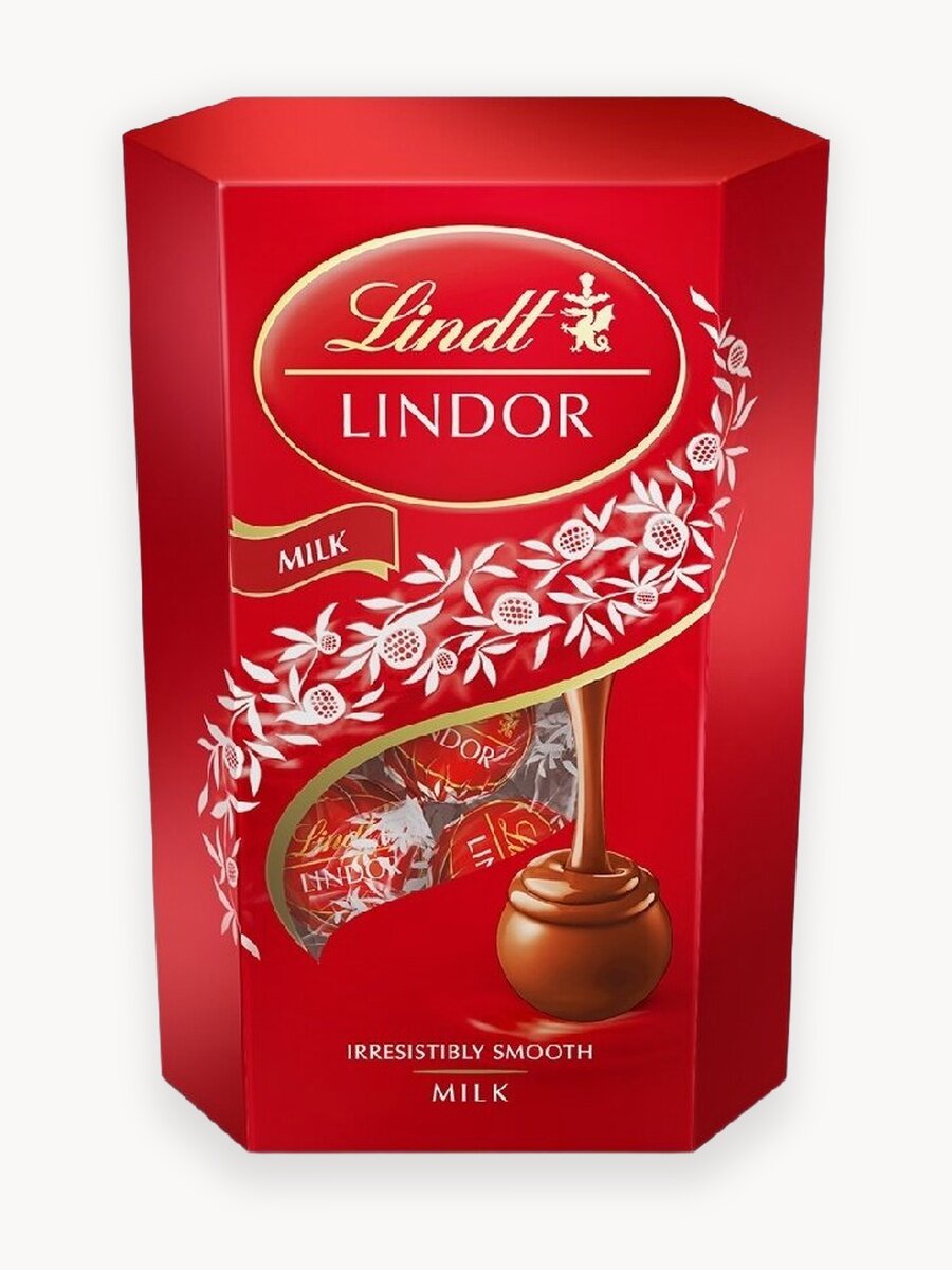 Конфеты LINDT LINDOR Молочный Cornet Milk /картон/ 200г