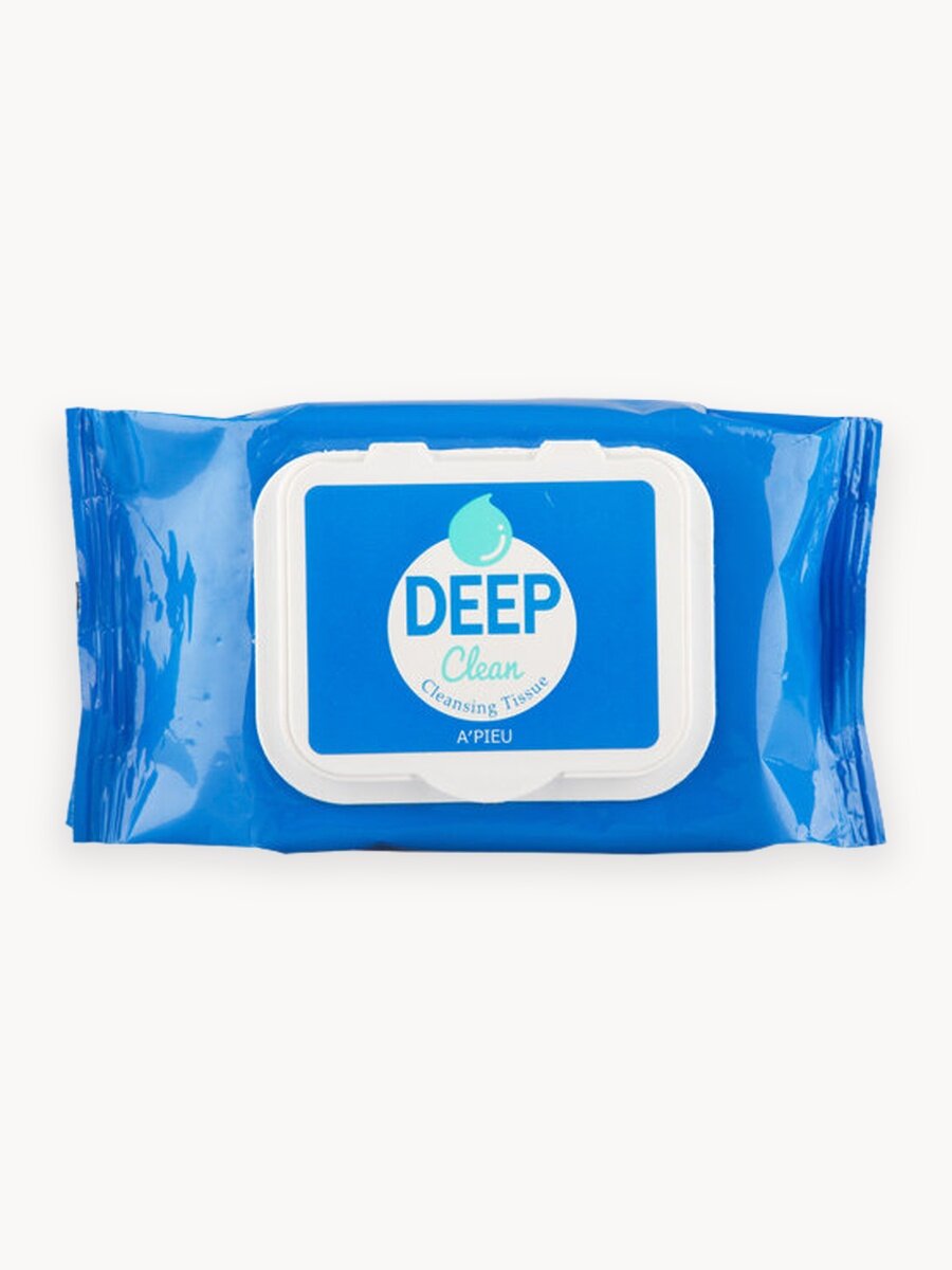 Салфетки A'PIEU Deep Clean, для снятия макияжа, экстракт ромашки, 25 штук