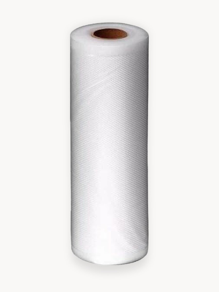 Пакеты для вакуумного упаковщика 28*1500 см в рулоне, прочные (180 мкм), рифленые, пакеты для вакууматора