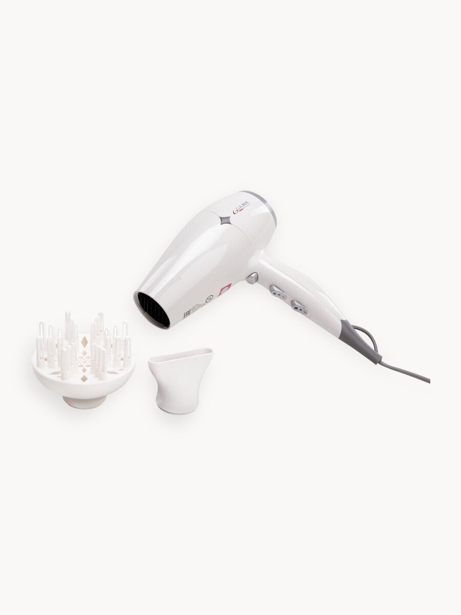 Фен GA.MA Diamond Ceramic Ion 3D Therapy , компактный и легкий