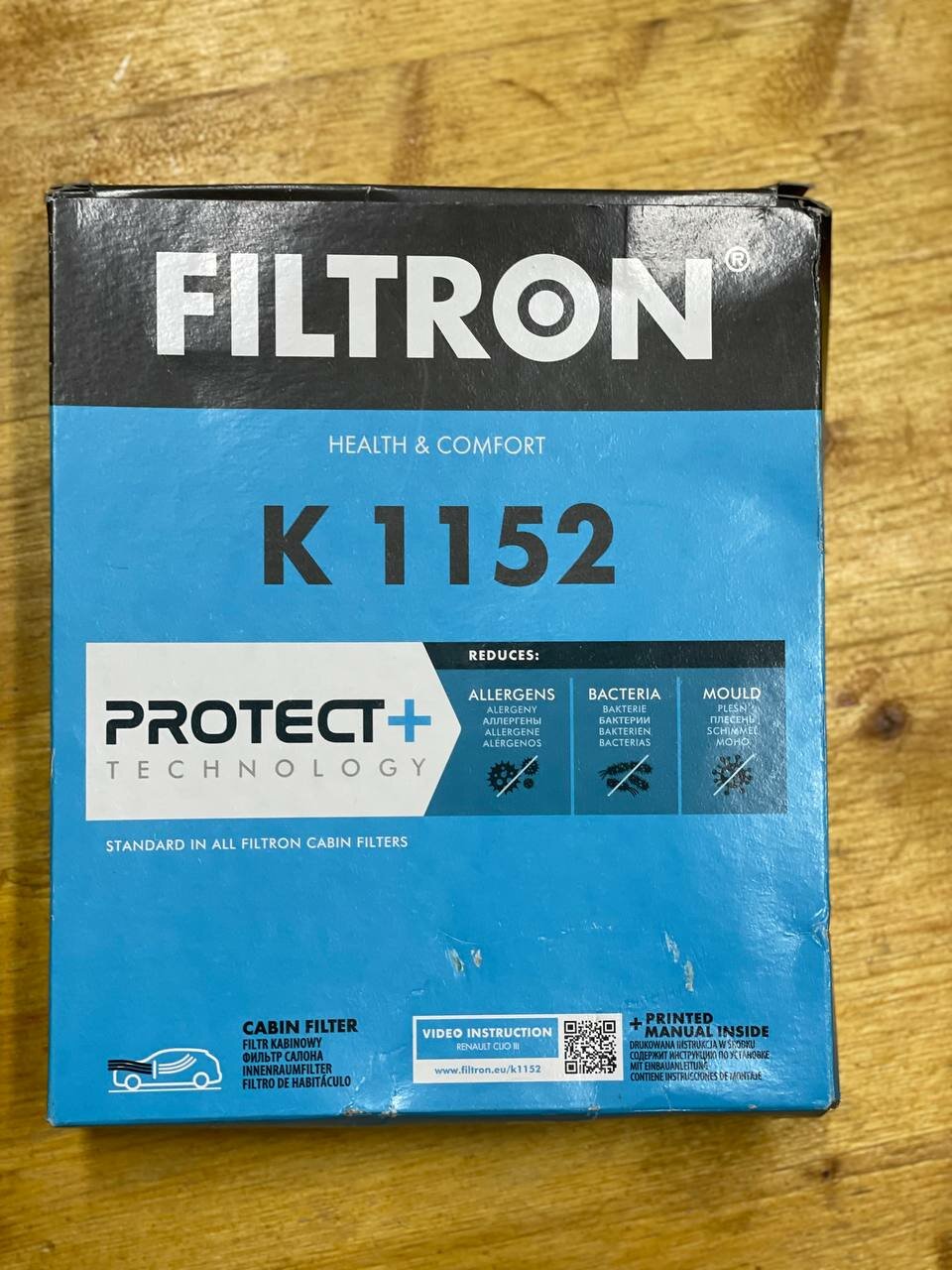 Салонный фильтр FILTRON K 1152