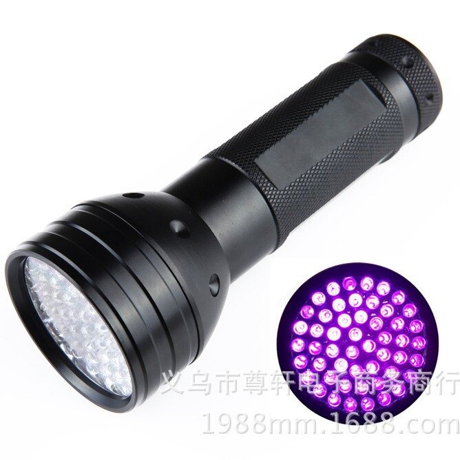 51LED фиолетовый фонарик УФ детектор денег УФ-фонарик фиолетовый светодиодный фонарик идентификация ювелирных изделий