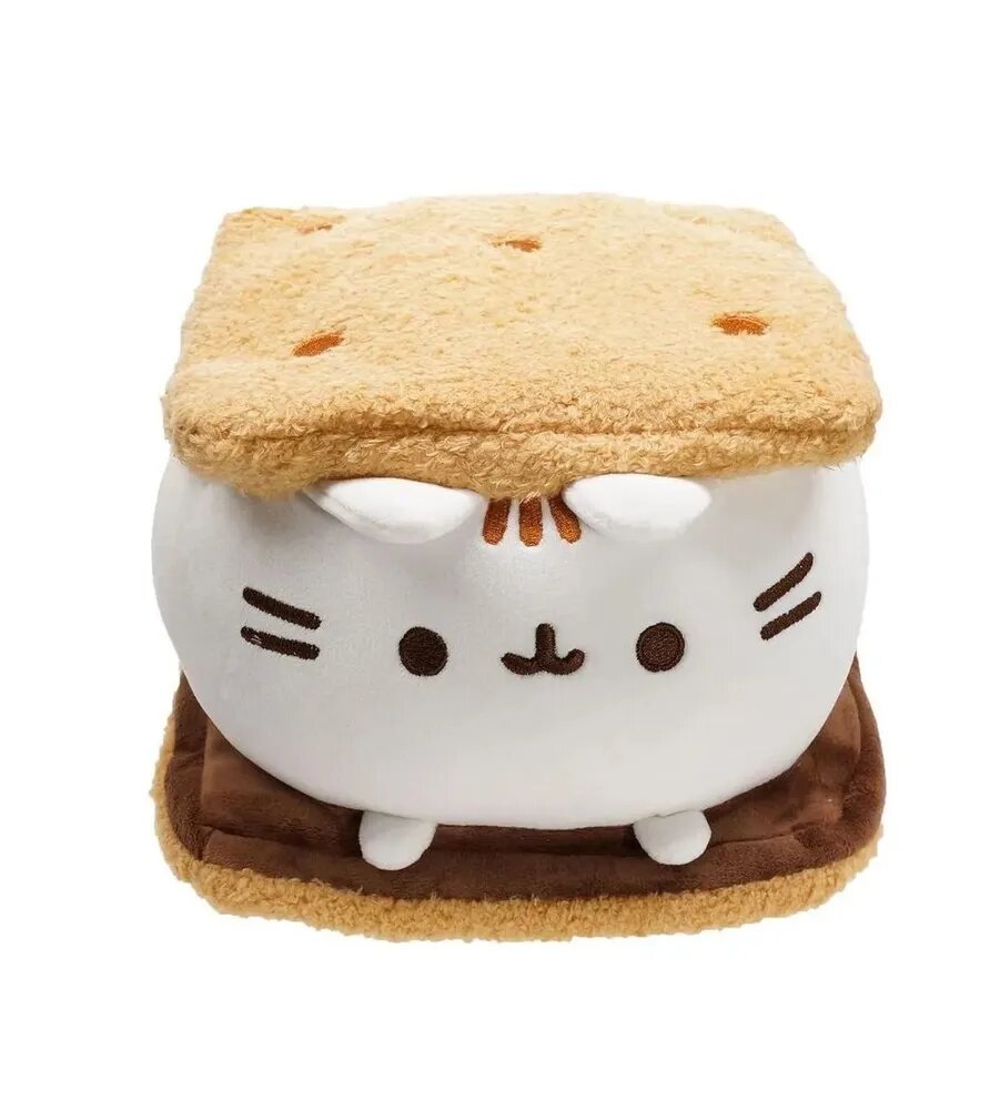 Мягкая игрушка Кот Пушин печенье 15 см (Pusheen Cat), белый