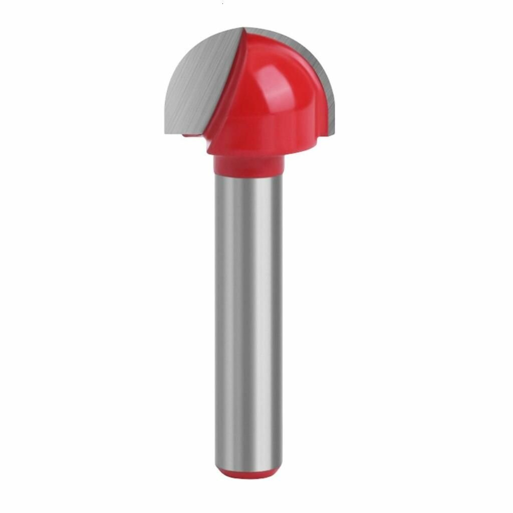 Нож с круглым дном и тиснением на 1/4 рукояти-нож с круглым дном красный-6x58