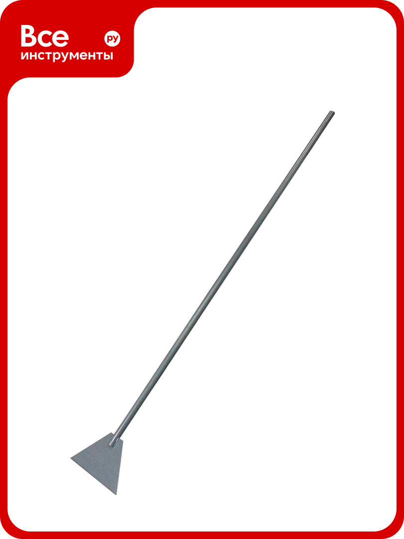 Скребок для льда On 190мм с металлическим черенком, п/о 24-03-011