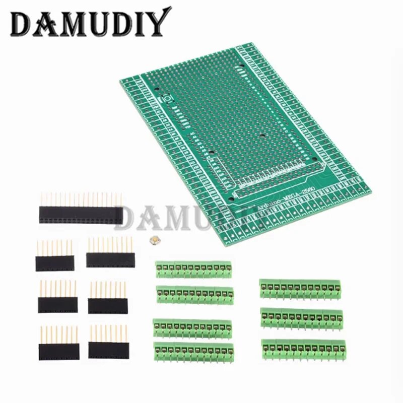 Плата расширения Arduino MEGA2560 DIY, зеленая