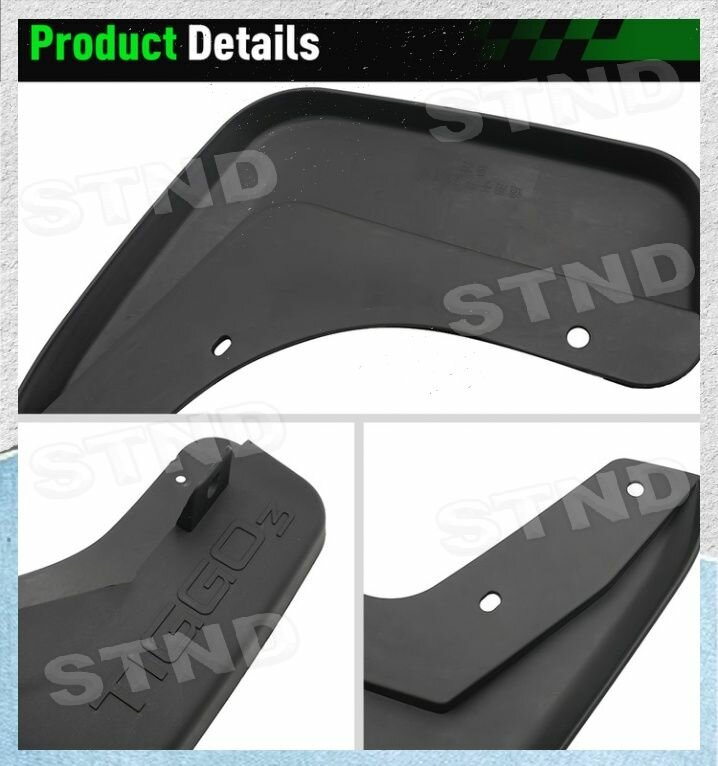 Эксклюзивные брызговики SwepPad для Chery Tiggo 3, комплект из 4 шт, модели 20142019