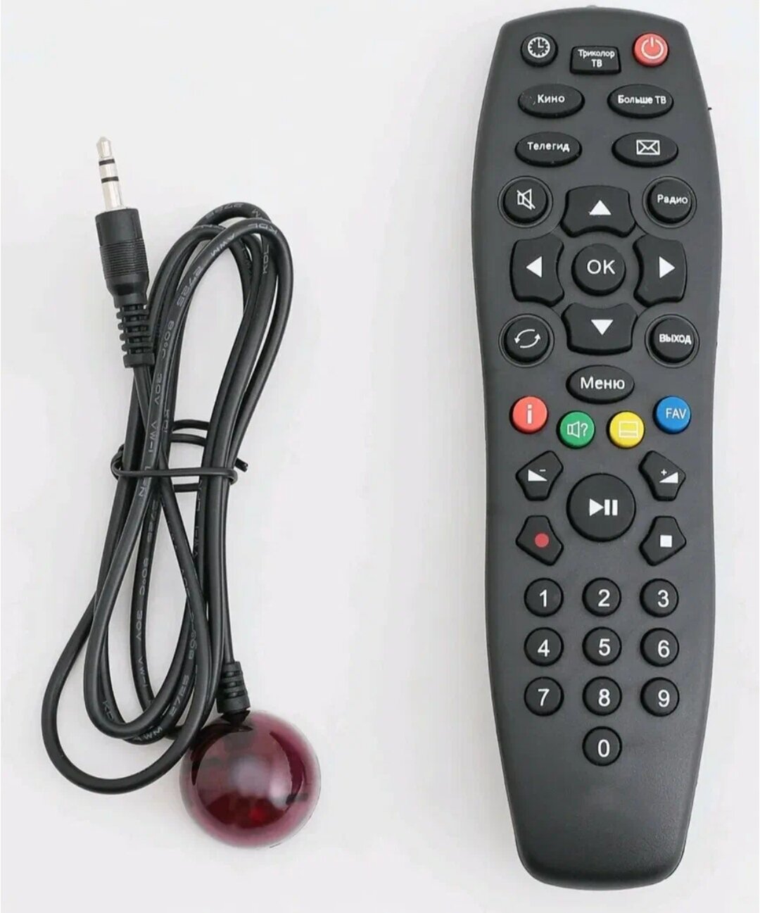Пульт ДУ для приставок Триколор +ИК приёмник в подарок
