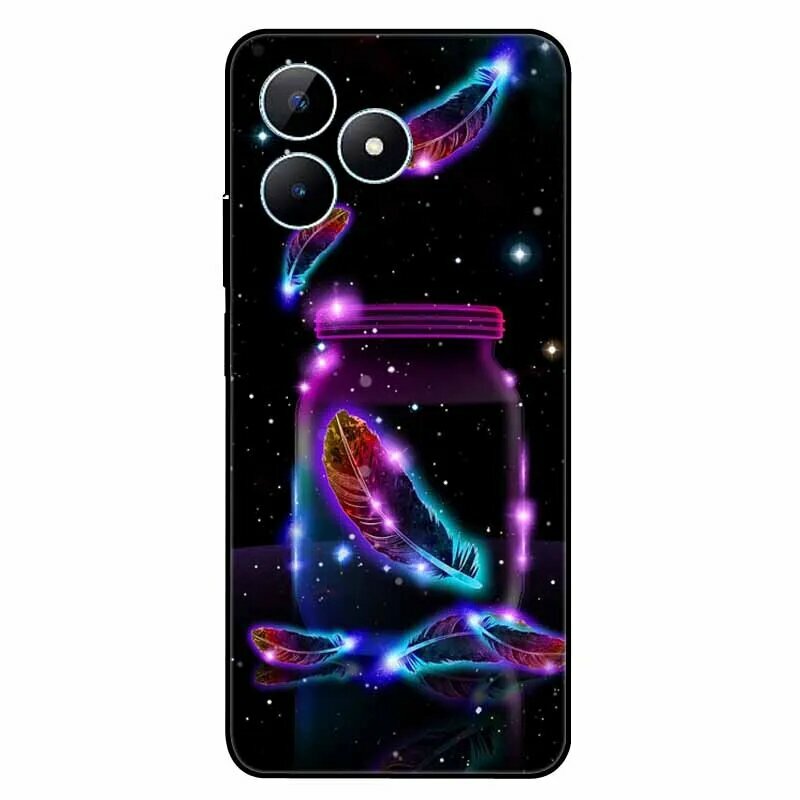 Для Realme Note 50, силиконовый роскошный мягкий чехол из ТПУ для Realme Note 50 4G, бампер для 43