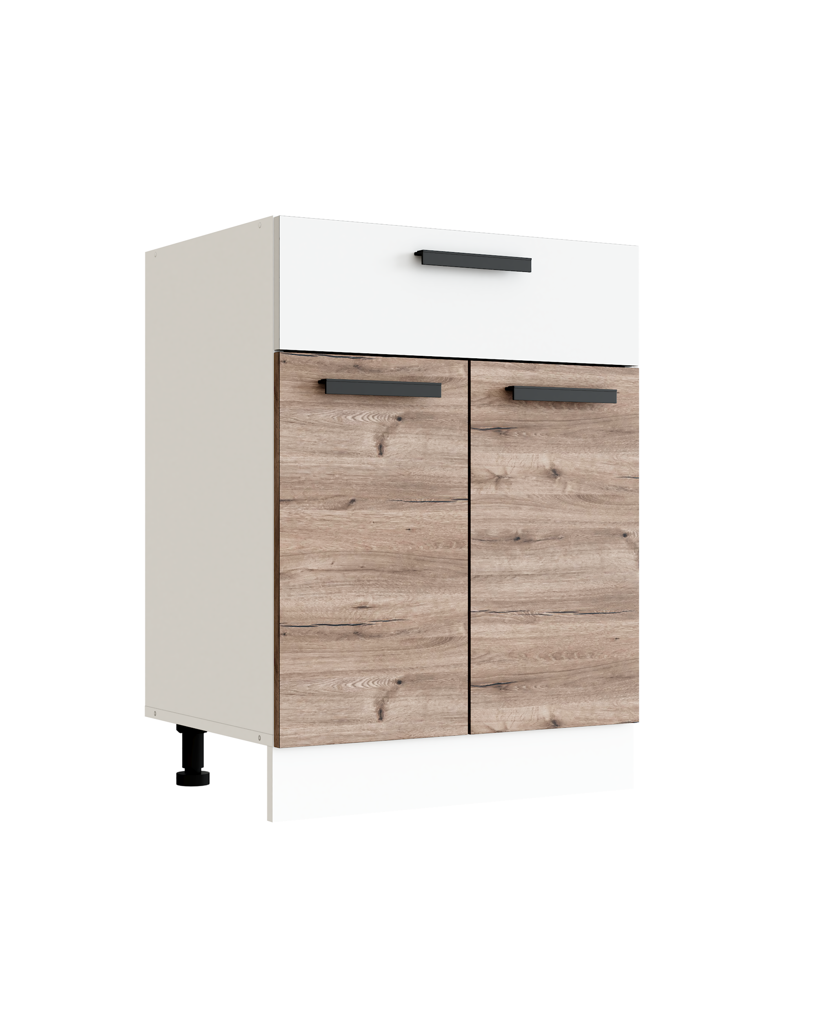 М600 нижний модуль под мойку кухня Эра (60х60/45х85 см), Дуб горный