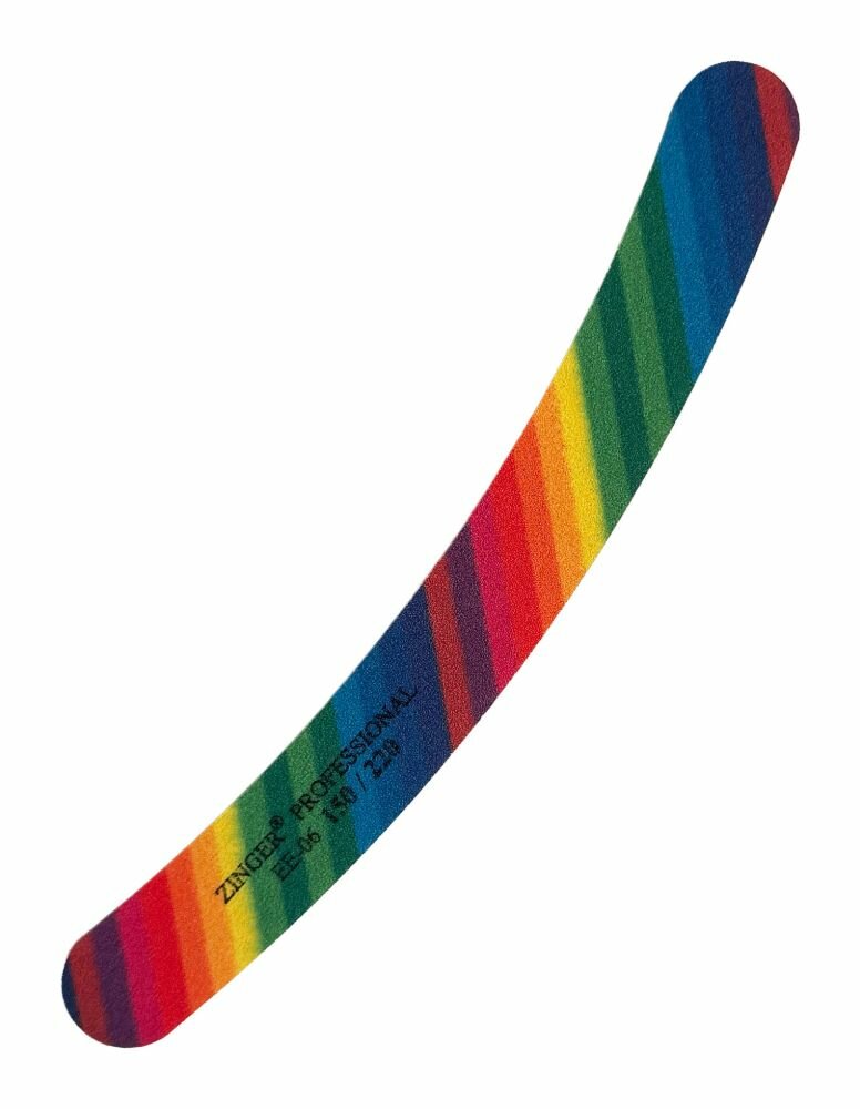 Абразивная пилка для ногтей двусторонняя Zinger EE-06, 150/220 грит