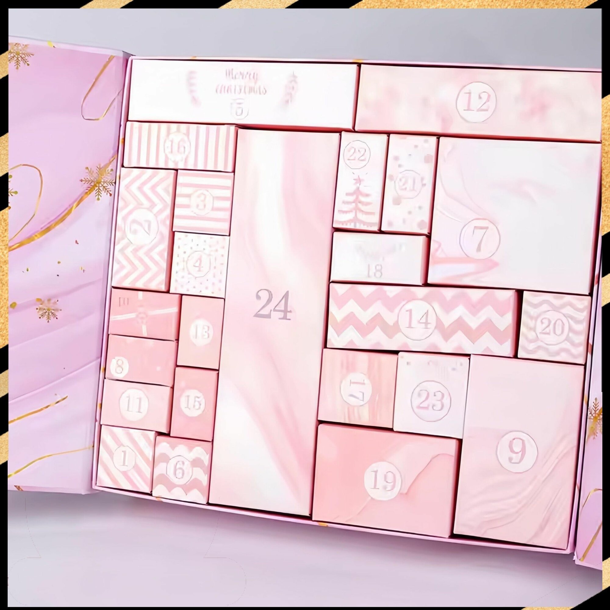 Рождество 24 пустых коробки для адвент-календаря DIY