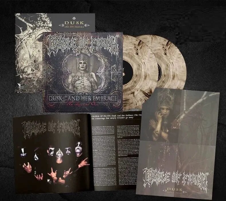 Виниловая пластинка CRADLE OF FILTH dusk and her embrace Gold LP