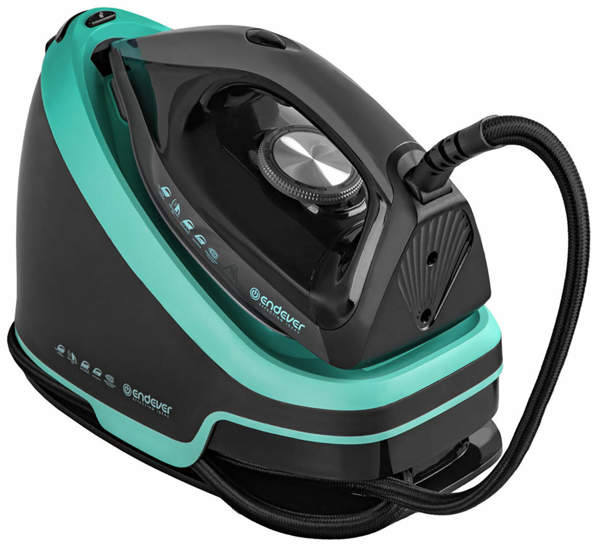 Парогенератор Endever Delta-550, черный/мятный