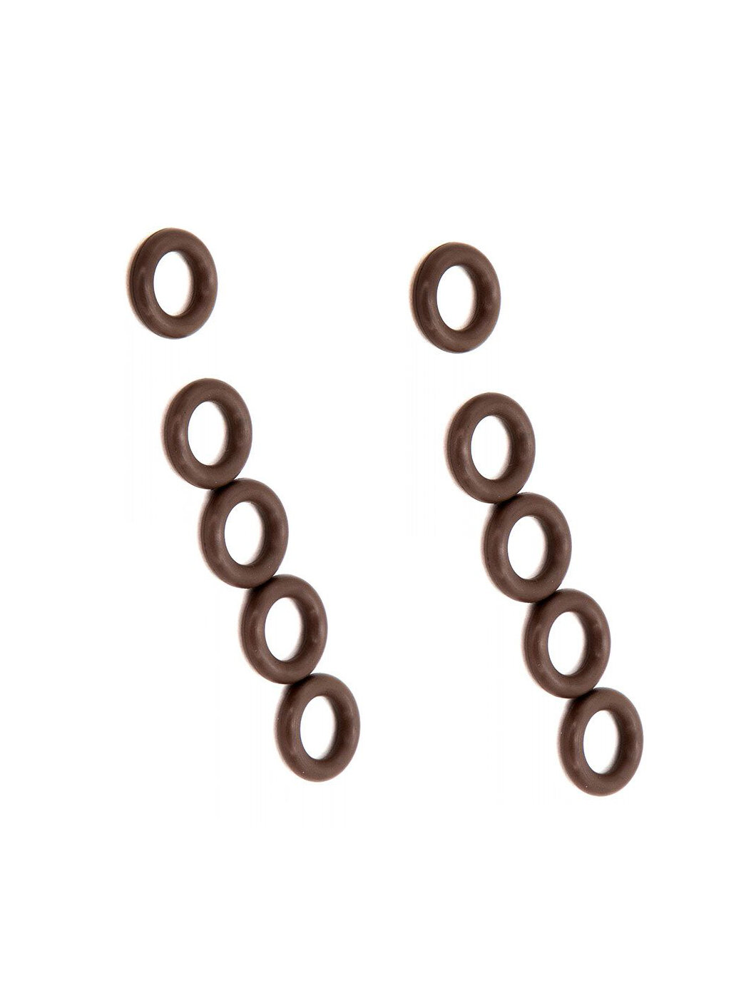 Кольцо уплотнительное из фторкаучука 7,59 мм Х 2.62 мм (5/16"-3/32"), 10 штук