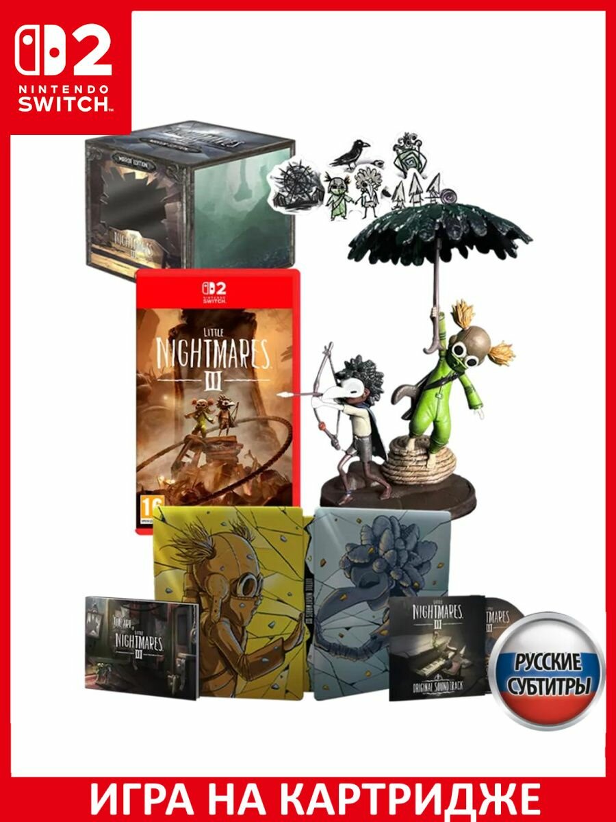 Игра Little Nightmares 3 (III) Mirror Edition (Game-Key Card) Русская Версия (Switch 2)