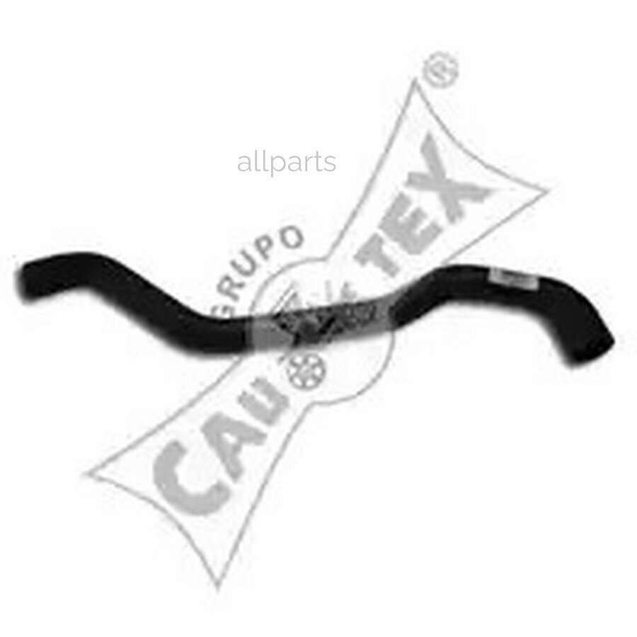 CAUTEX 206011 Патрубок системы охлаждения радиатора BMW: 5 E39 535/540 -98, 7 E38 730/735/740