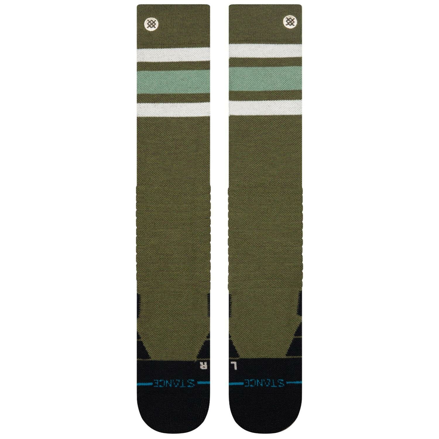 Термоноски Stance Термоноски Stance Boyd Mid Wool Snow, размер M, оливковый — фото 1