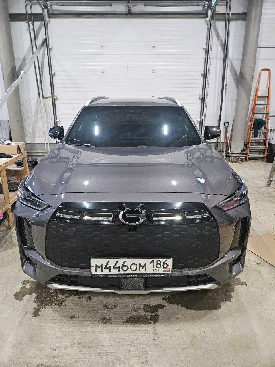 Утеплитель радиатора и бампера с камерой и лидаром для GAC GS4 ГАК ГС 4 2025-по наст. время