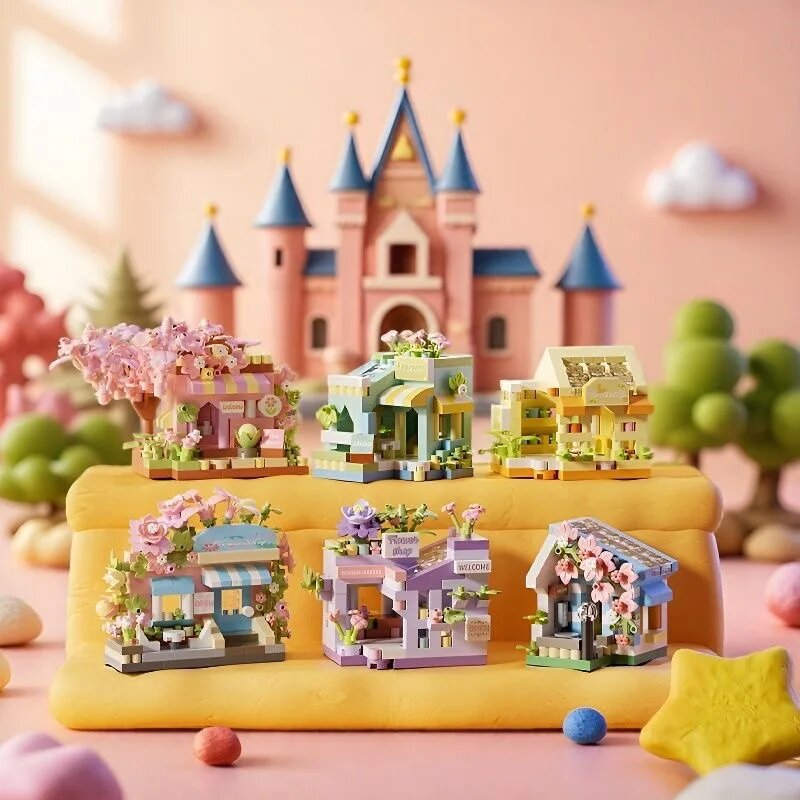 Мини-город Flower Shop, Blue, 239pcs — фото 1