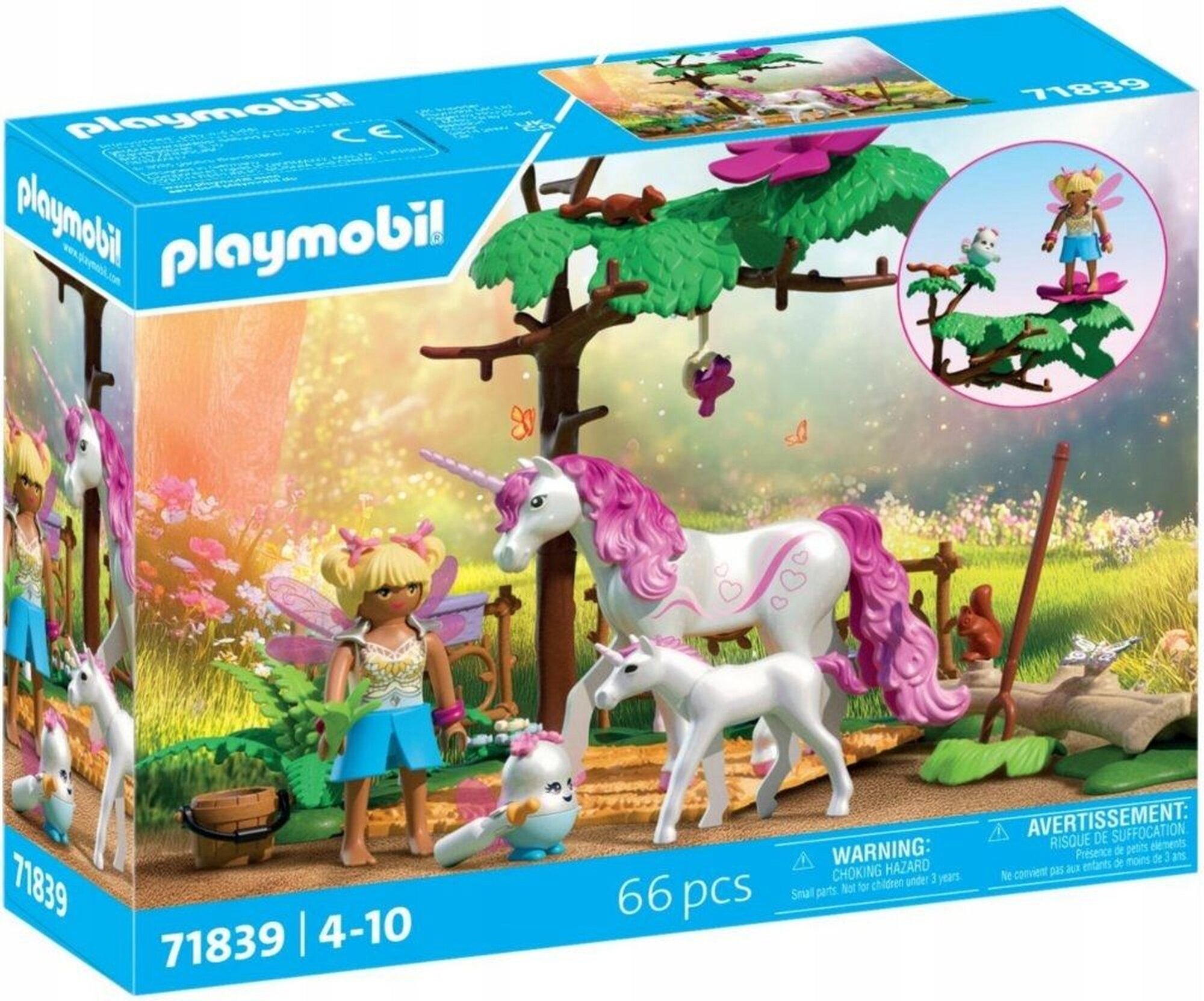 Конструктор Playmobil - Волшебный конюшня для кобылы и жеребенка - Плеймобиль 71839