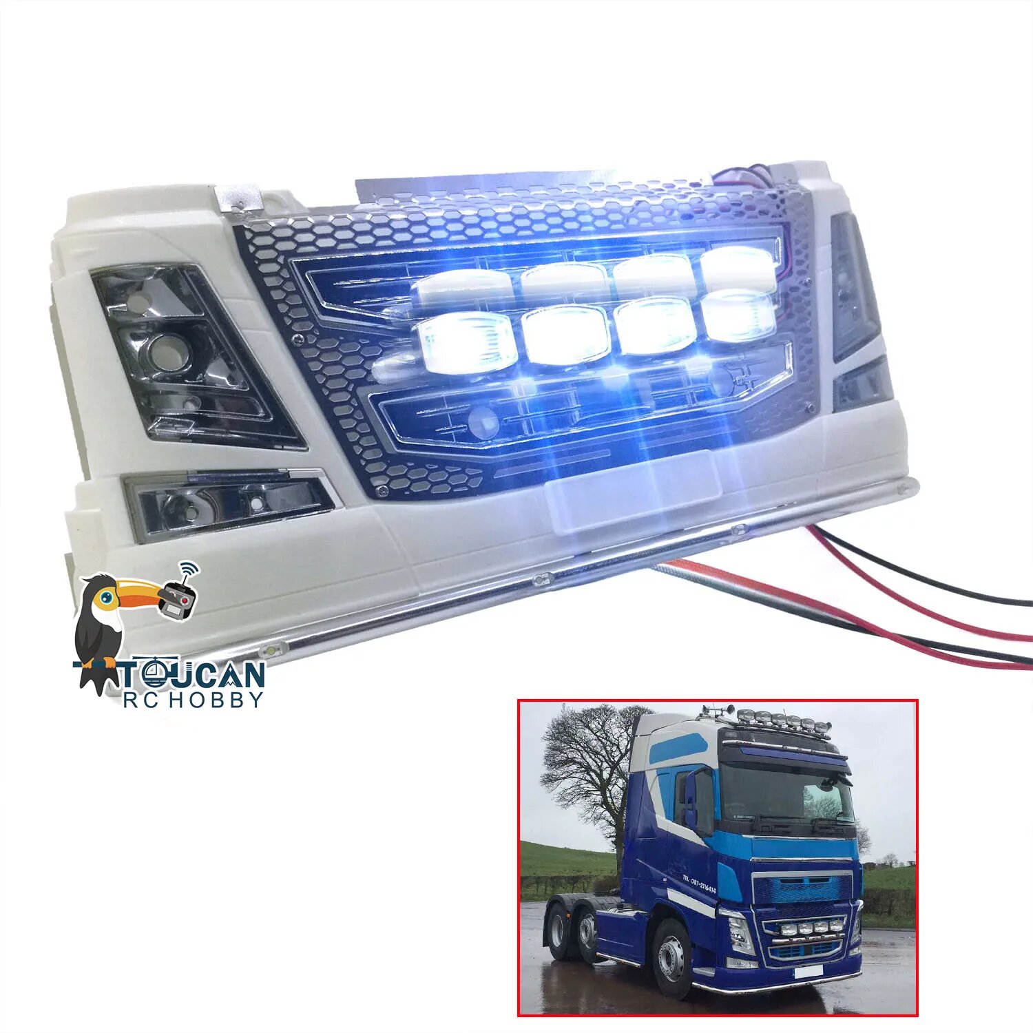 LED Фонарь для радиоуправляемого грузовика 1/14