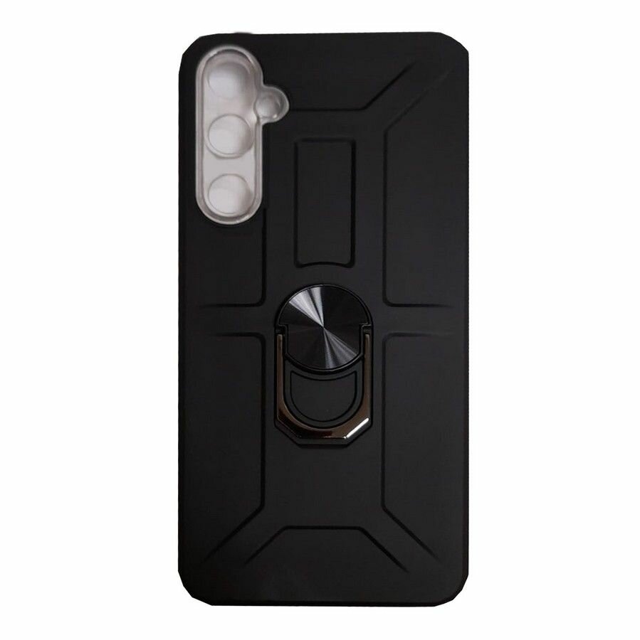 Противоударная накладка Armor Case с кольцом для Samsung A05S черный