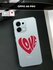 Чехол на Oppo A6 Pro / Оппо A6 Про с принтом Love heart 2, прозрачный