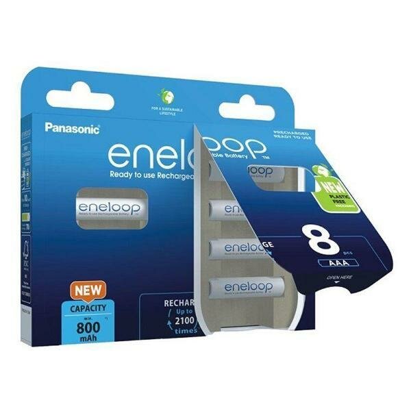 Аккумуляторная батарея Panasonic Eneloop AAA (BK-4MCDE/8BE) 800 mAh 8шт