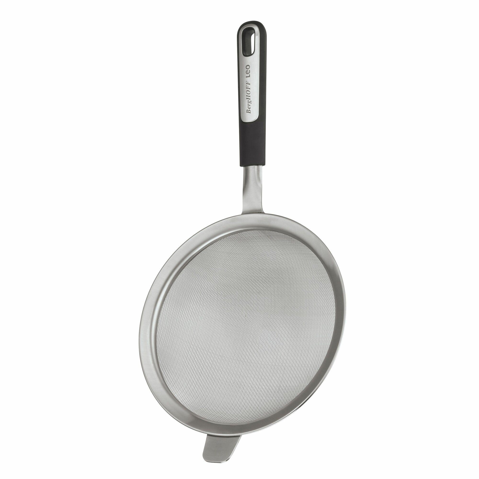 Дуршлаг - сито металлический, BergHOFF Leo Graphite, диаметр 18 см, с ручкой