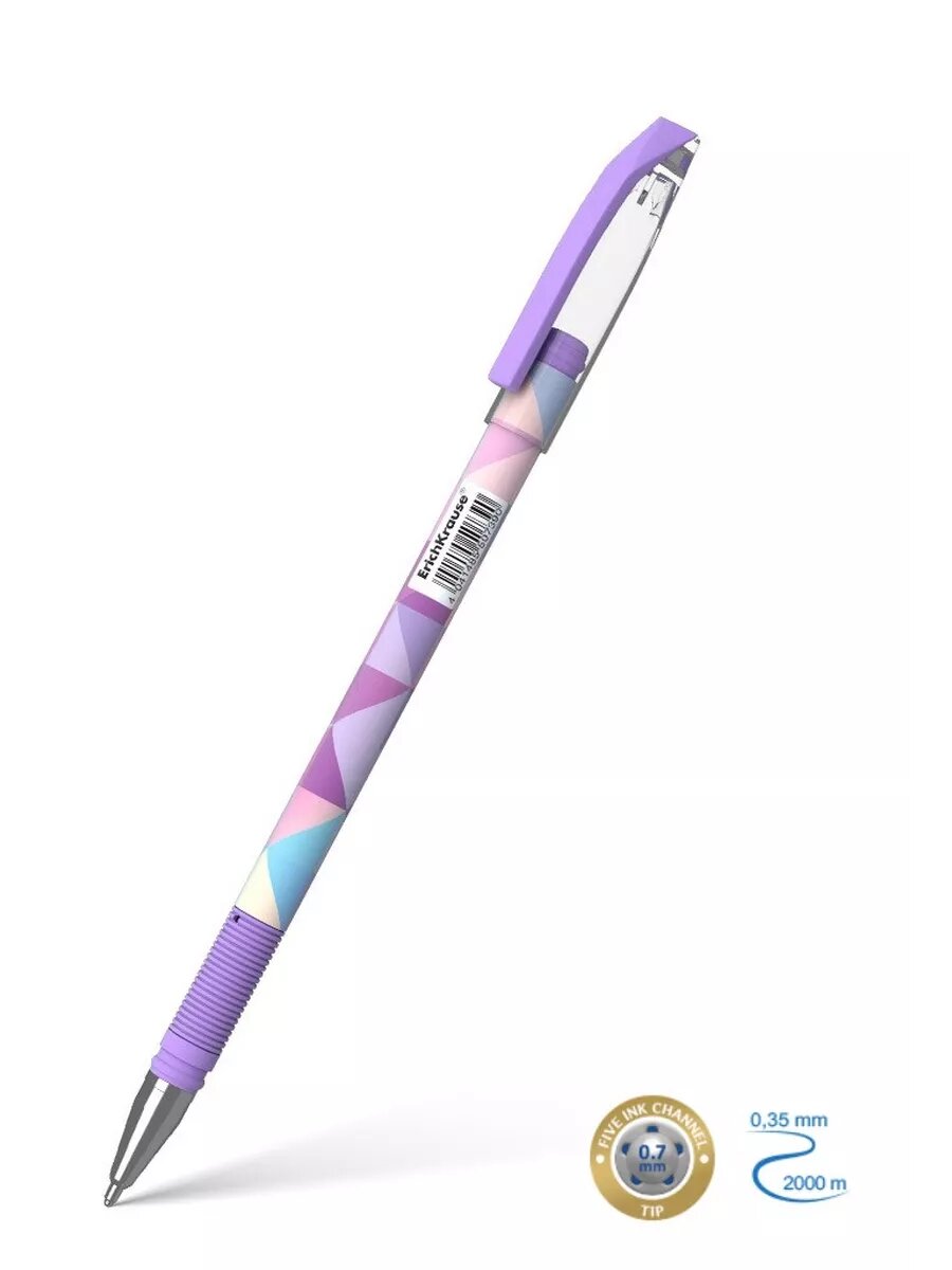 Ручка шариковая ColorTouch Magic Rhombs, цвет чернил синий