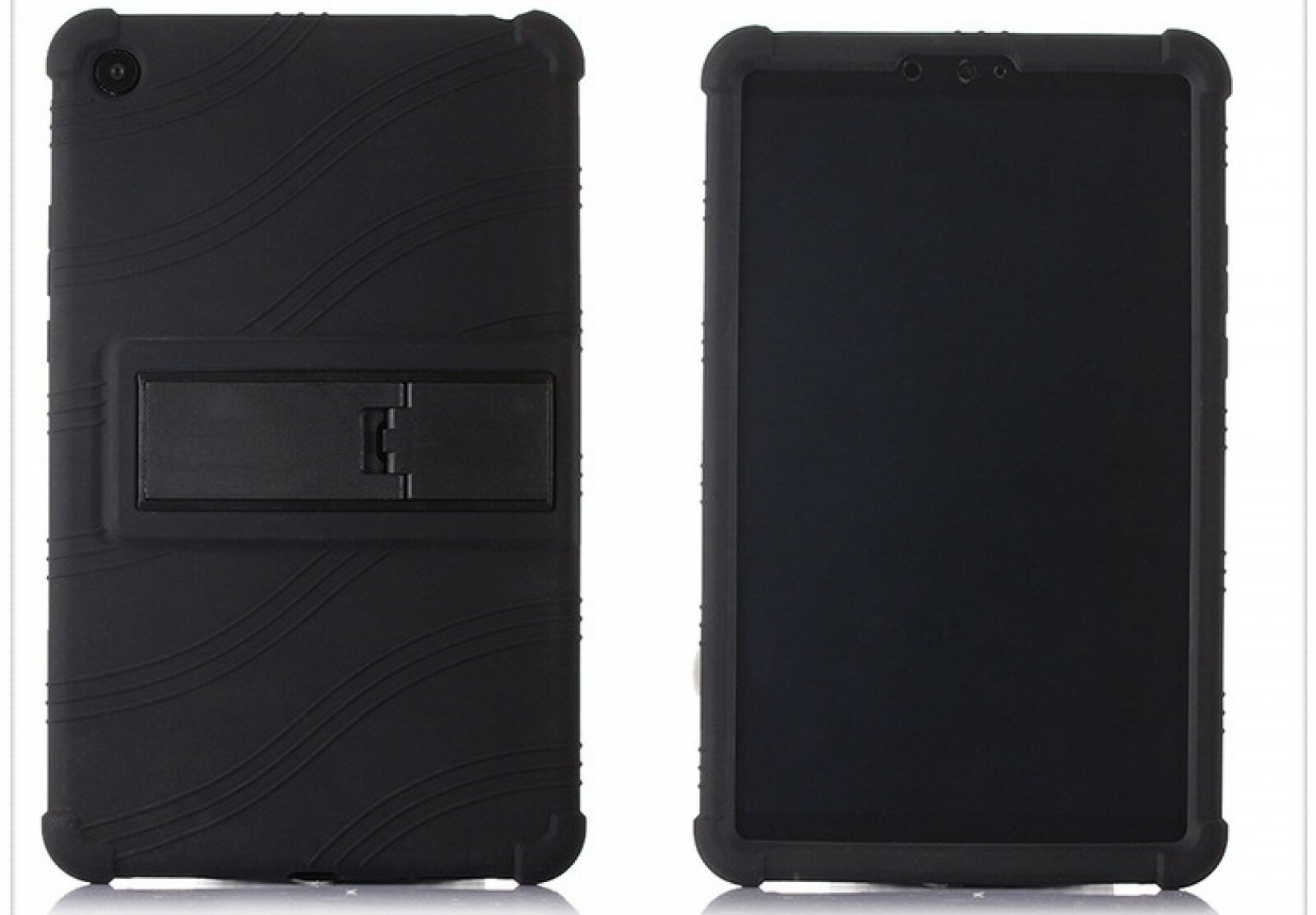 Чехол-накладка MyPads для HUAWEI MediaPad M5 Lite 8 64Gb LTE/WiFi ультра-тонкий мягкий полимер черный