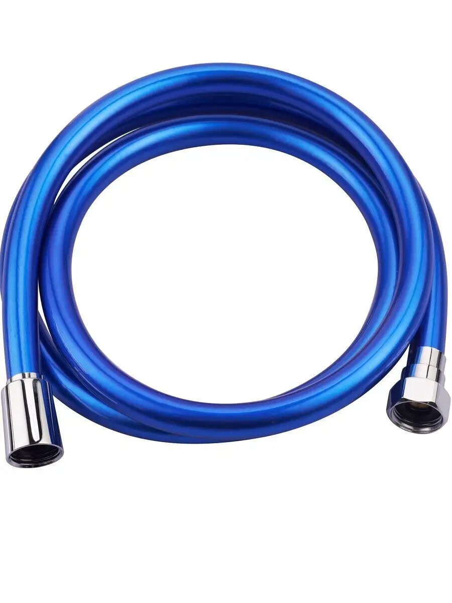 Шланг для душа силиконовый 1,5 метра, гайка импорт-импорт