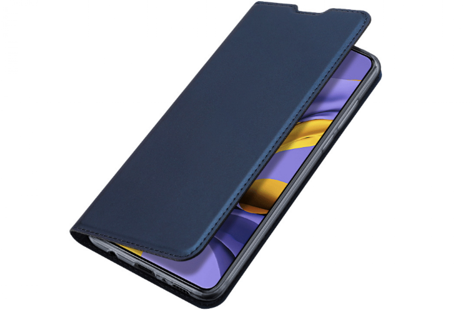 Чехол-книжка MyPads для Samsung Galaxy S20 с мульти-подставкой и водоотталкивающим покрытием, синий