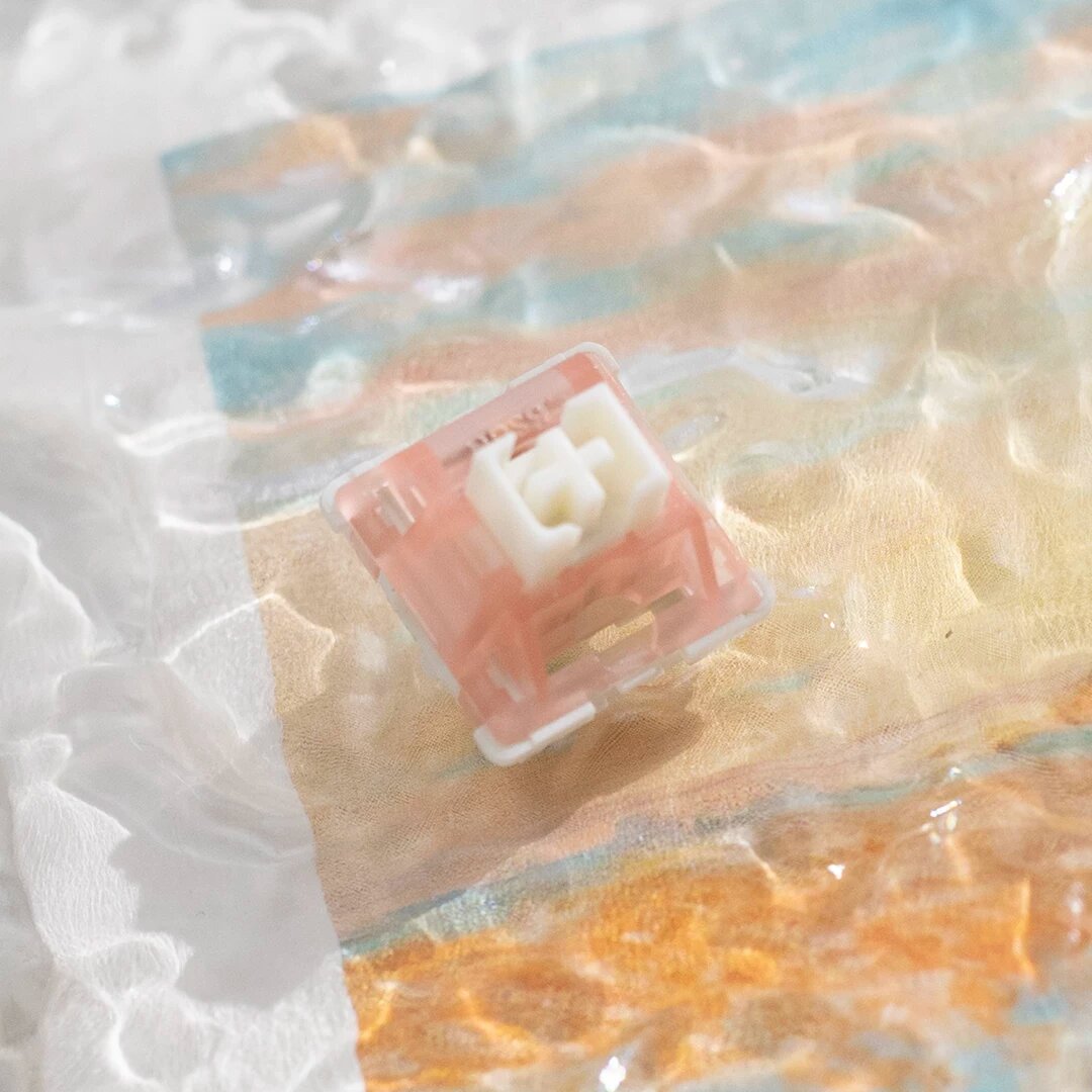 Переключатель Lotus Blossom 5-pin с более длинной пружиной, четким звуком, настраиваемый клавиатурный переключатель для