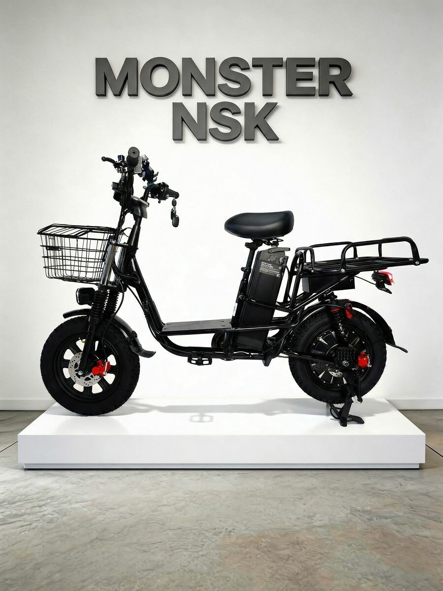 Электровелосипед Monster для взрослых, до 65 км/ч, всесезонные шины, до 200 кг
