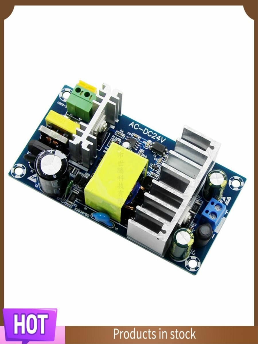 AC 110V 220V to DC 24V 6A AC-DC Импульсный блок питания Модуль платы понижающего преобразователя 100 Вт XK-2412-24 Источник постоянного тока