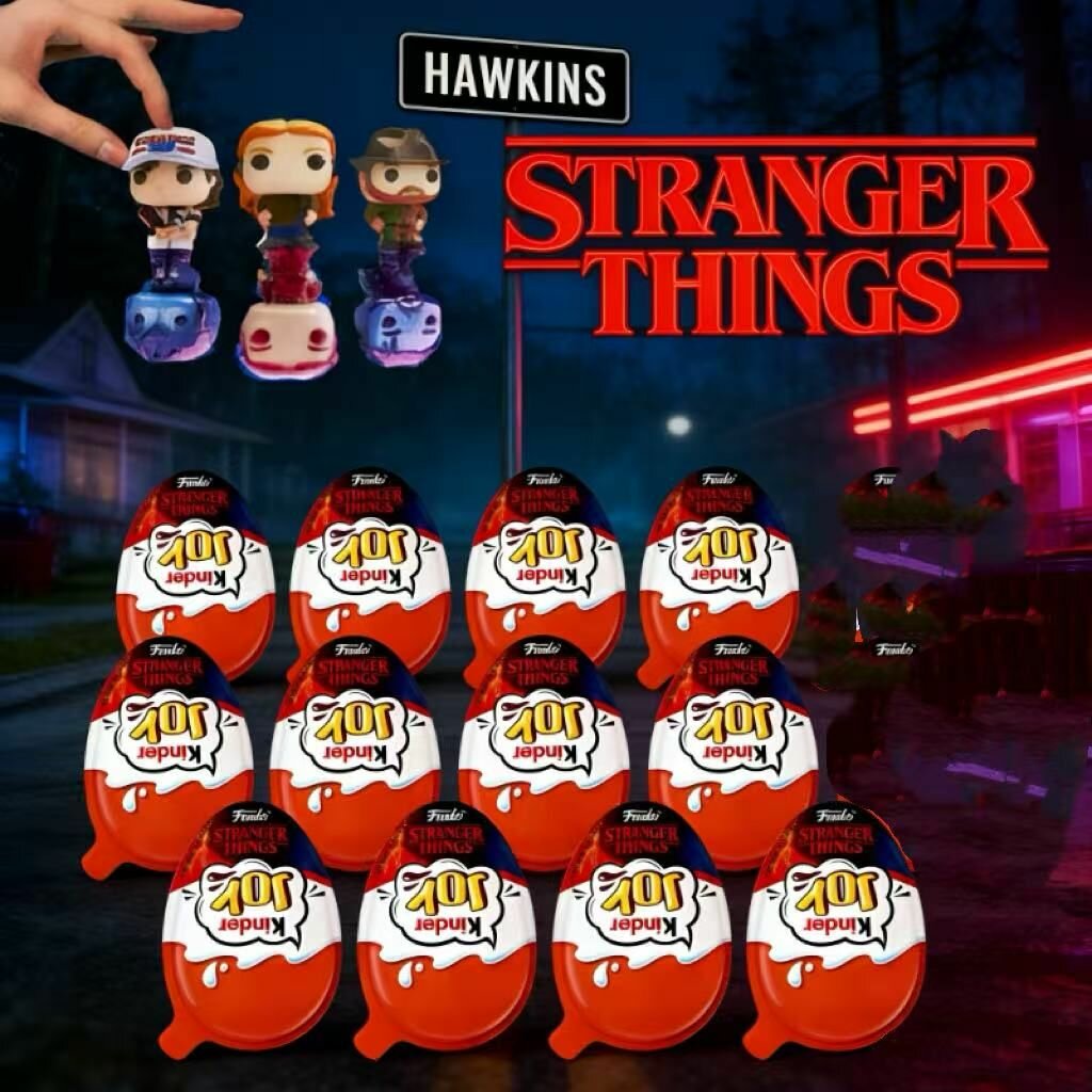 Киндер Joy Stranger Things очень странные дела12 шт