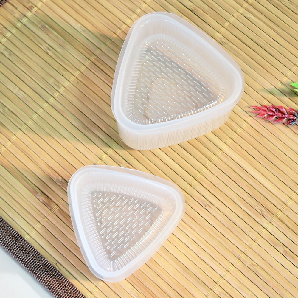 Форма для онигири, набор 2 предмета, пластик, с прессом, подарочная коробка