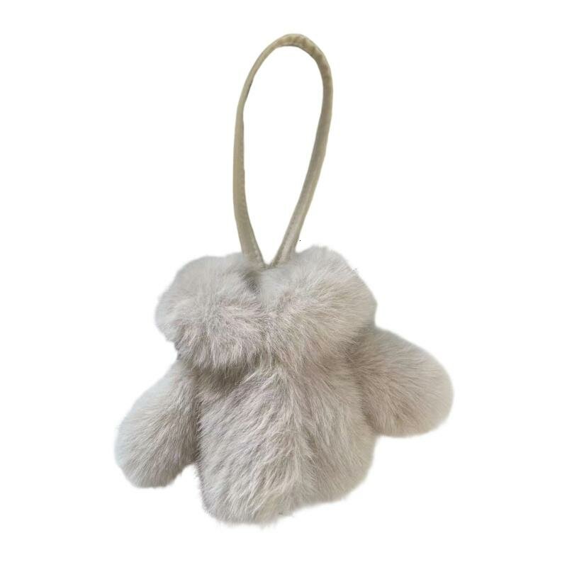 Плюшевый брелок-одежда для ключей, Овсяный цвет